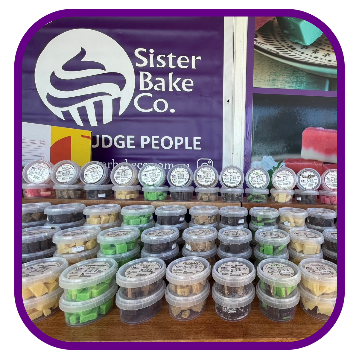 FUDGE + POSTAGE – Sister Bake Co - The Fudge People